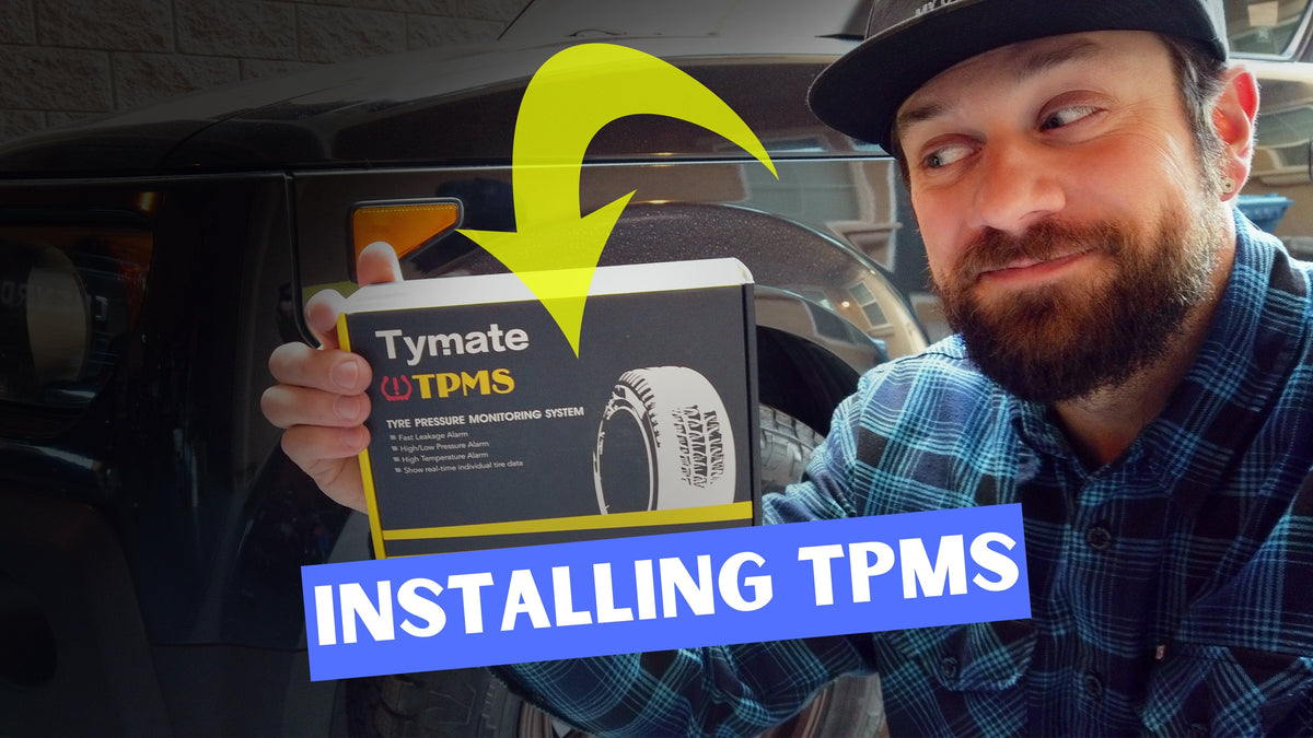 How To: Install Tymate Tire Pressure Monitoring System (TPMS) & Review ...
